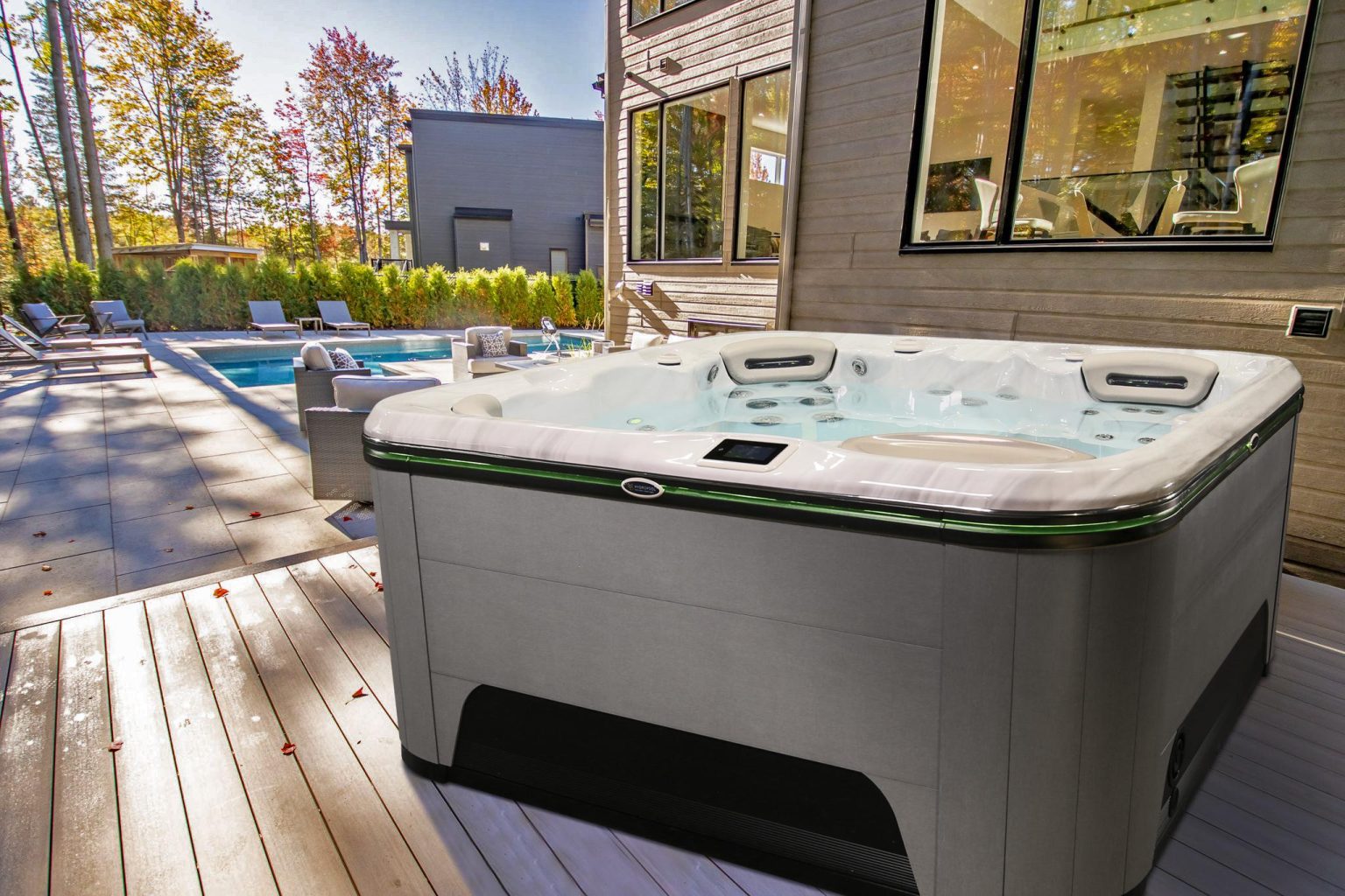 Hydropool Hot Tub’s Signature 655 Platinum Tour – ORANGE COUNTY POOLS ...